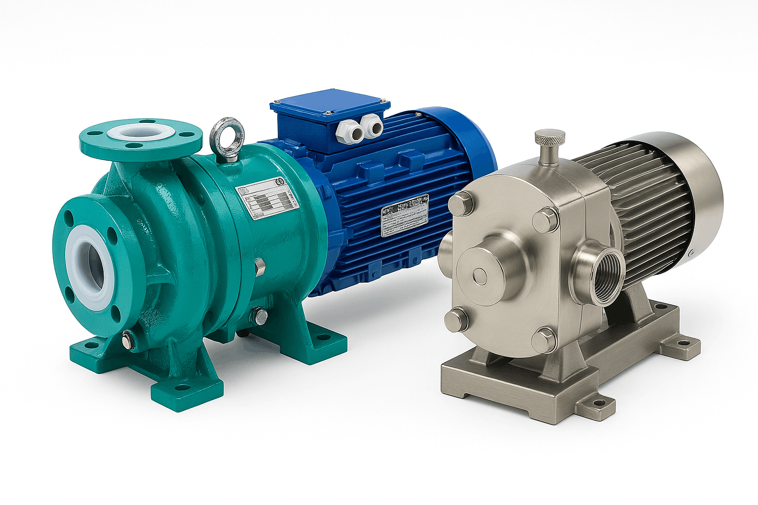 Difference between centrifugal and positive displacement pumps